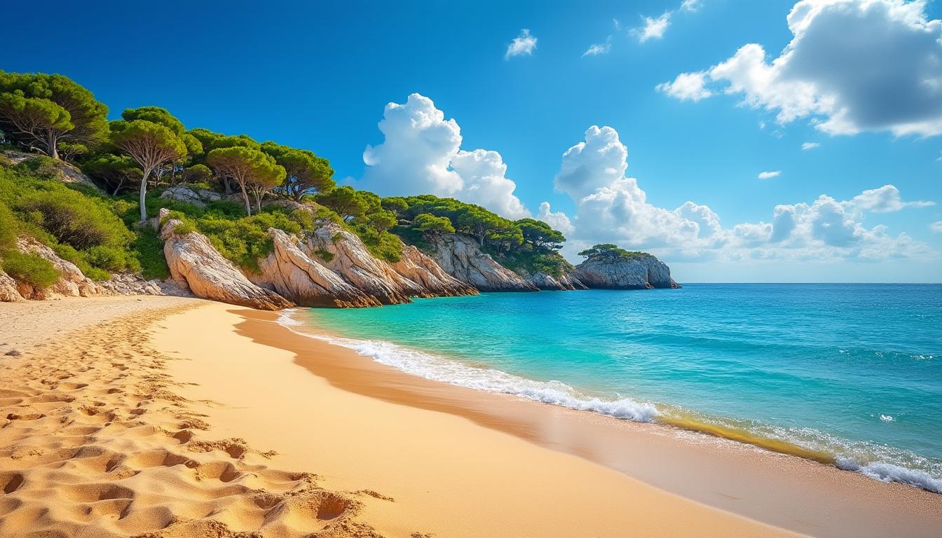 Plage du Trelus à Toulon : sable fin et cadre naturel préservé