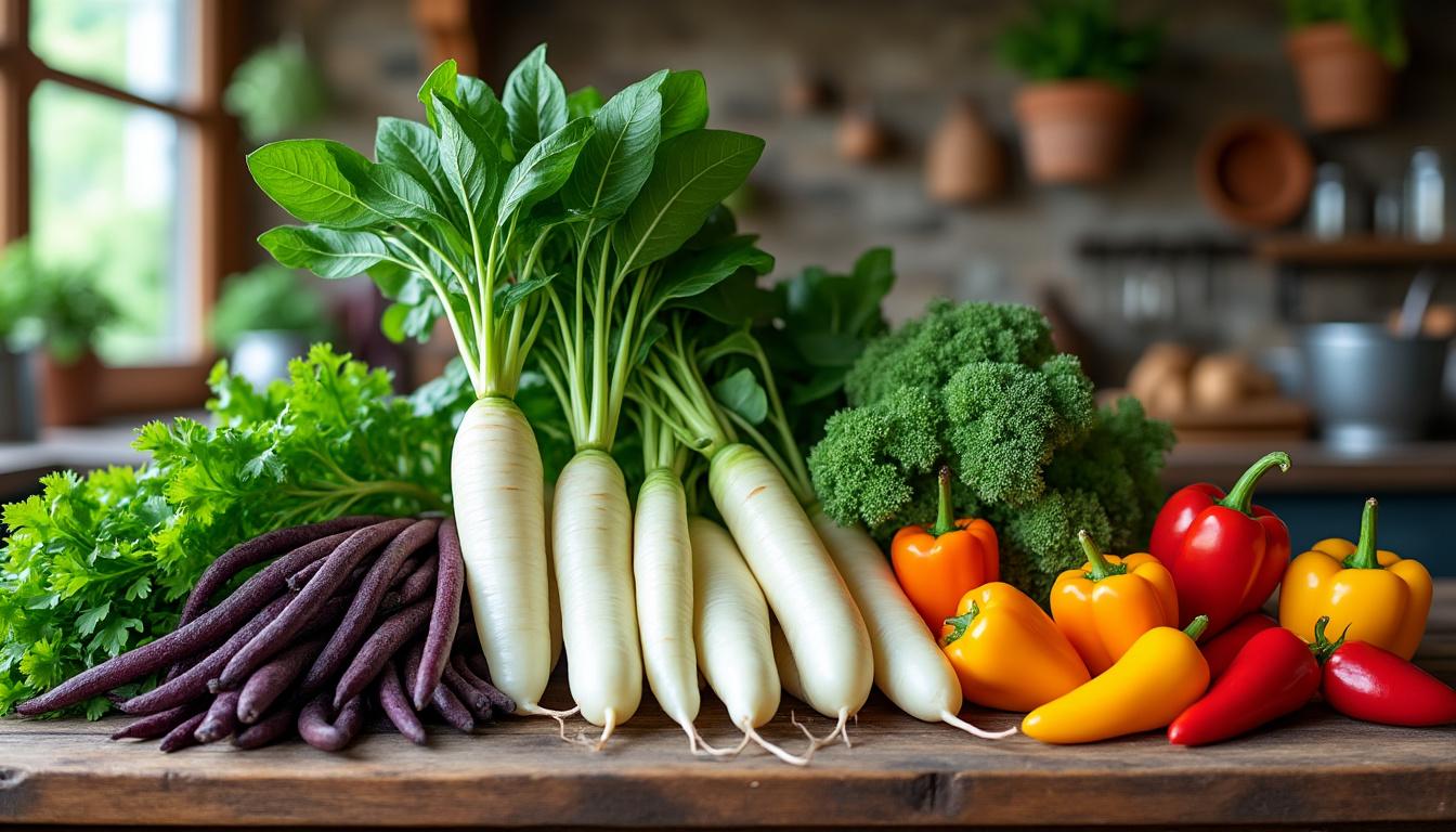 Légumes en D pour le petit bac : liste complète et originale